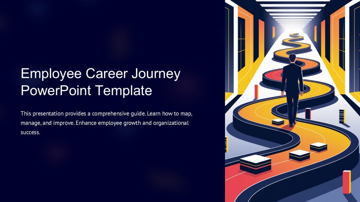 Employee Career Journey PowerPoint Template : 100% Editable PPTx