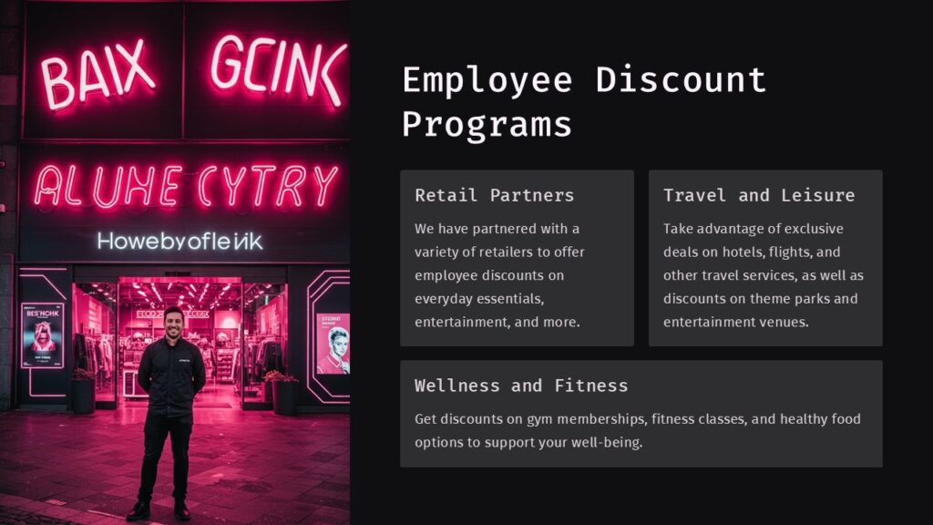 Employee Discount Programs PowerPoint Presentation : 100% Editable PPTx