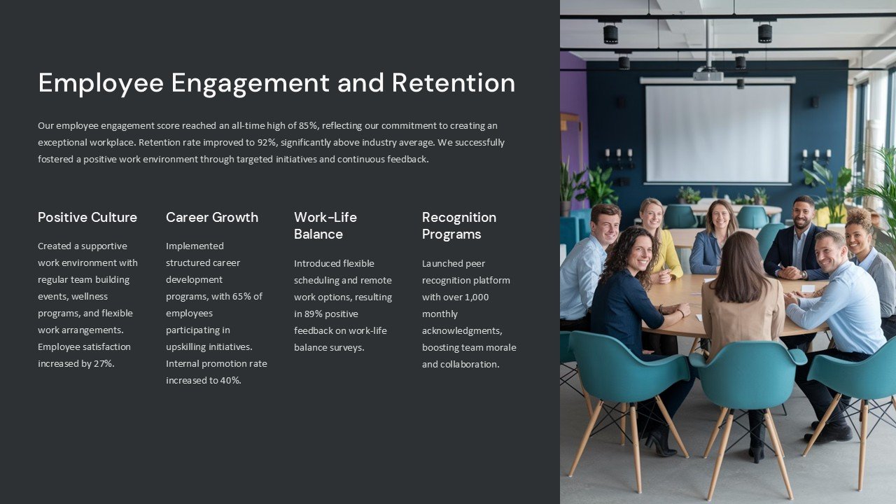 Employee Engagement and Retention PowerPoint Presentation - PPTUniverse