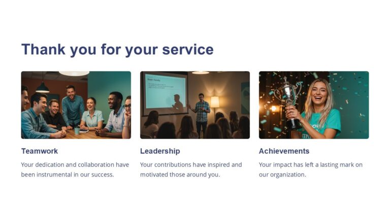 Employee Farewell PowerPoint Template : 100% Editable PPTx