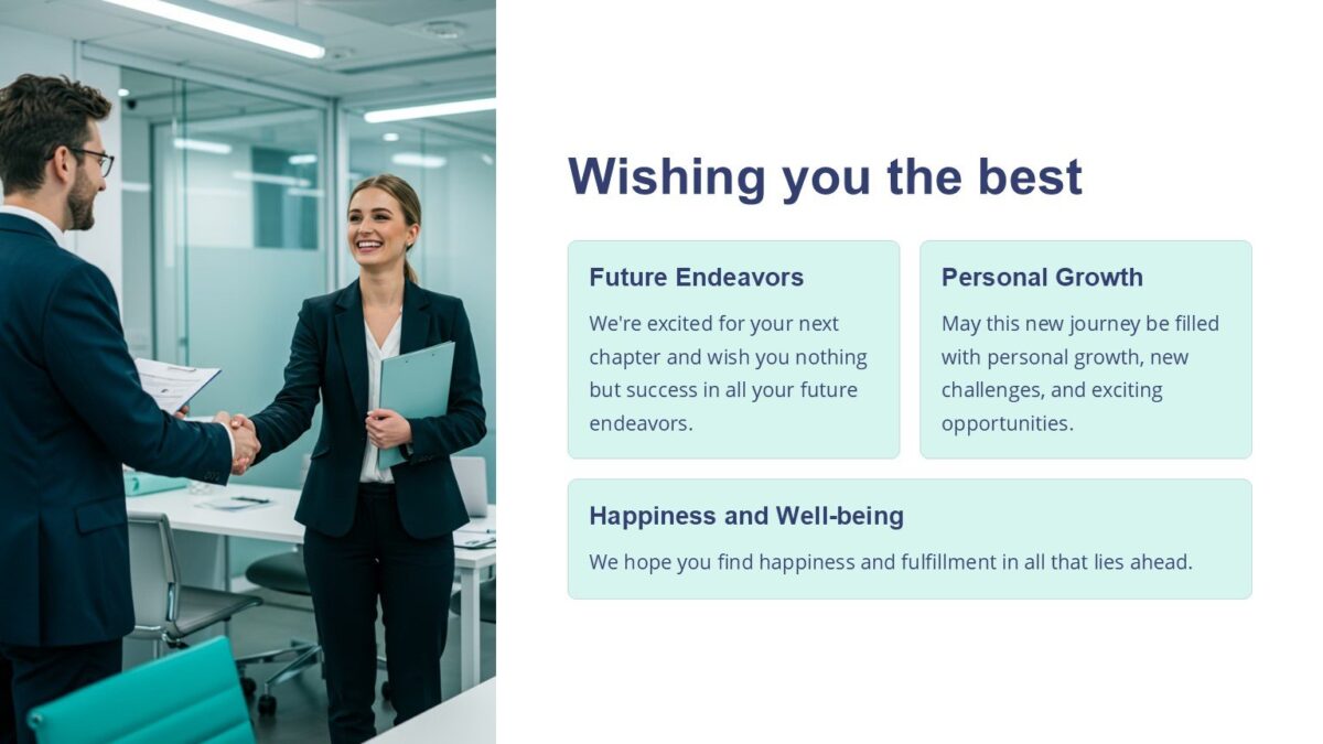 Employee Farewell PowerPoint Template - PPTUniverse