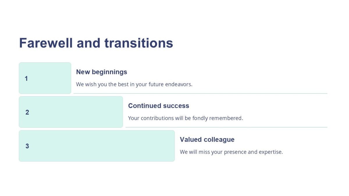 Employee Farewell PowerPoint Template - PPTUniverse