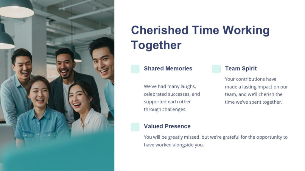 Employee Farewell PowerPoint Template - PPTUniverse