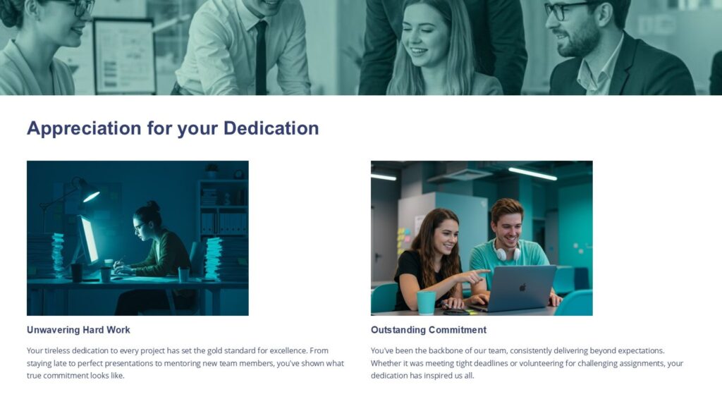 Employee Farewell PowerPoint Template - PPTUniverse