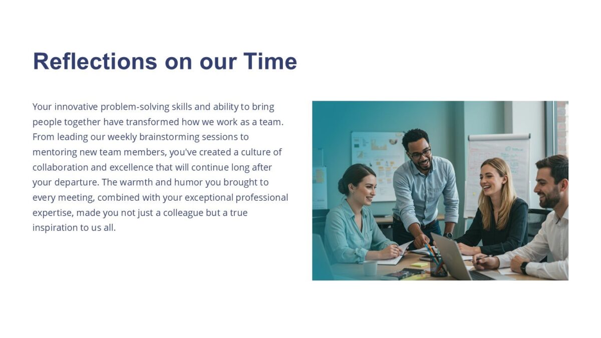 Employee Farewell PowerPoint Template - PPTUniverse