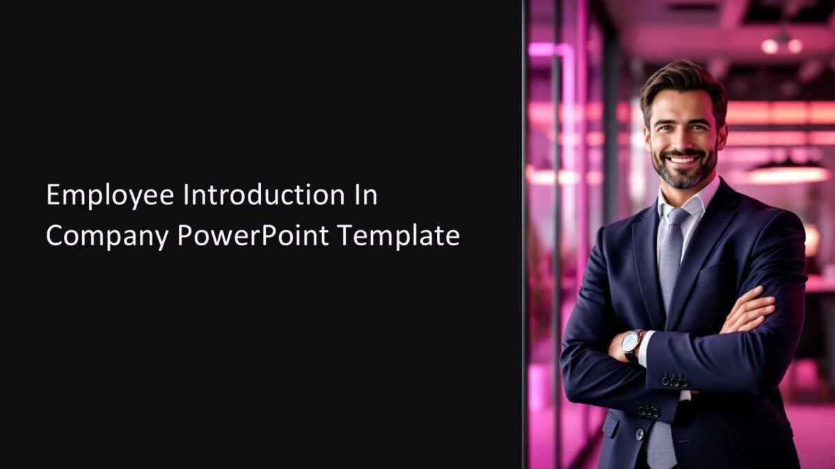 Employee Introduction In Company PowerPoint Template - PPTUniverse