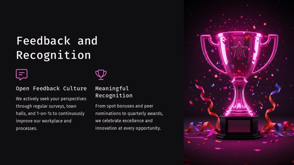 Employee Introduction In Company PowerPoint Template : 100% Editable PPTx