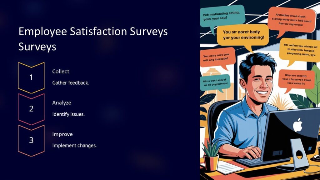 Employee Satisfaction Surveys PowerPoint Presentation : 100% Editable PPTx