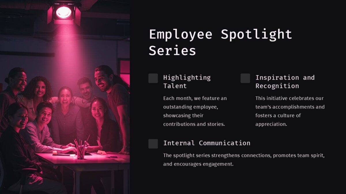 Employee Spotlight Series PowerPoint Presentation : 100% Editable PPTx