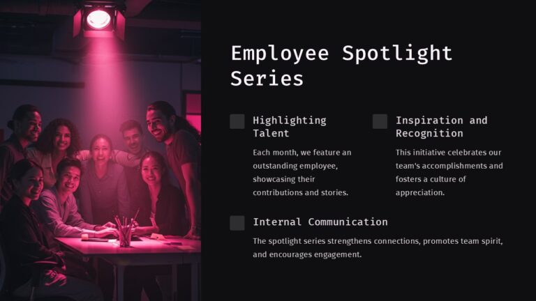 Employee Spotlight Series PowerPoint Presentation : 100% Editable PPTx