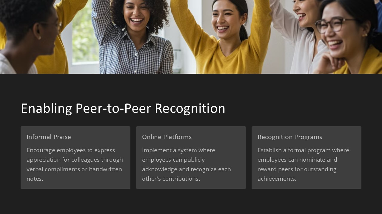 Enabling Peer to Peer Recognition PowerPoint Presentation - PPTUniverse