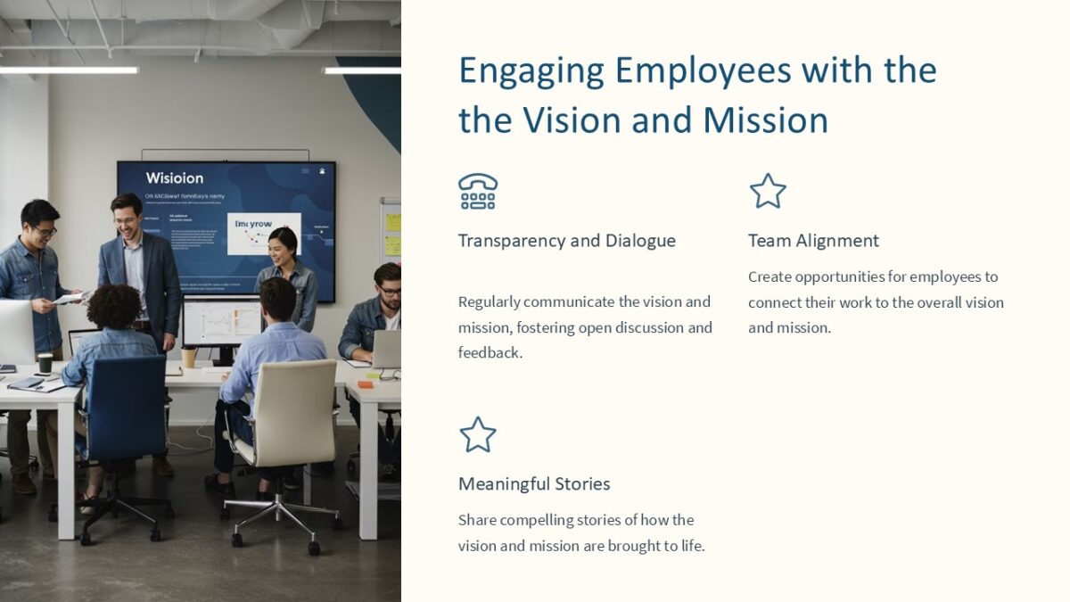 Engaging Employees with the Vision and Mission PowerPoint Presentation ...
