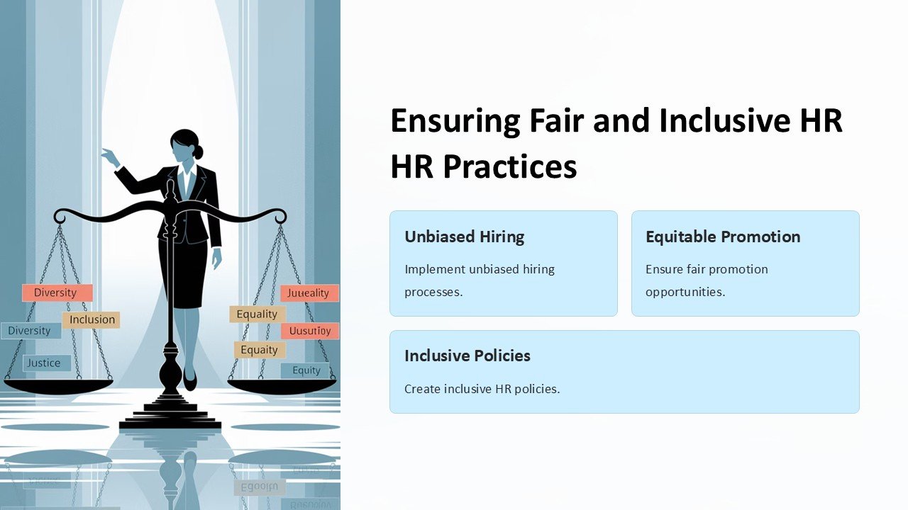 Ensuring Fair and Inclusive HR Practices PowerPoint Presentation - PPTUniverse : Fully Editable PPTx