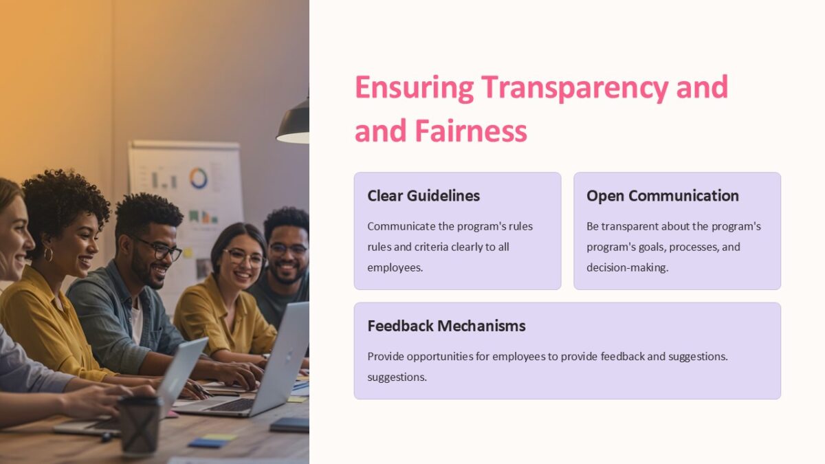 Ensuring Transparency and Fairness PowerPoint Presentation : 100% Editable PPTx