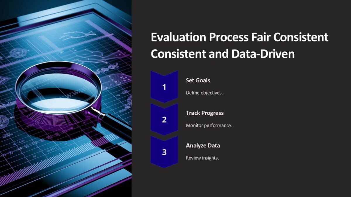 Evaluation Process Fair Consistent and Data Driven PowerPoint Presentation - PPTUniverse