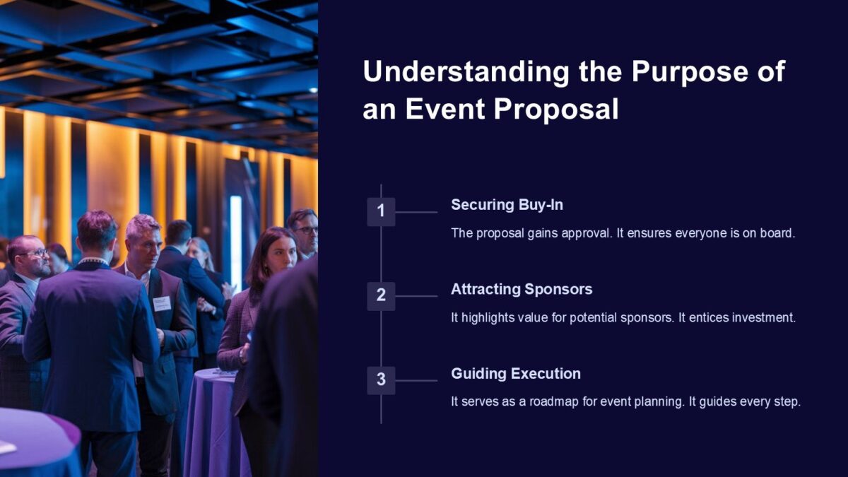 Event Proposal A Strategic PowerPoint Template : 100% Editable PPTx