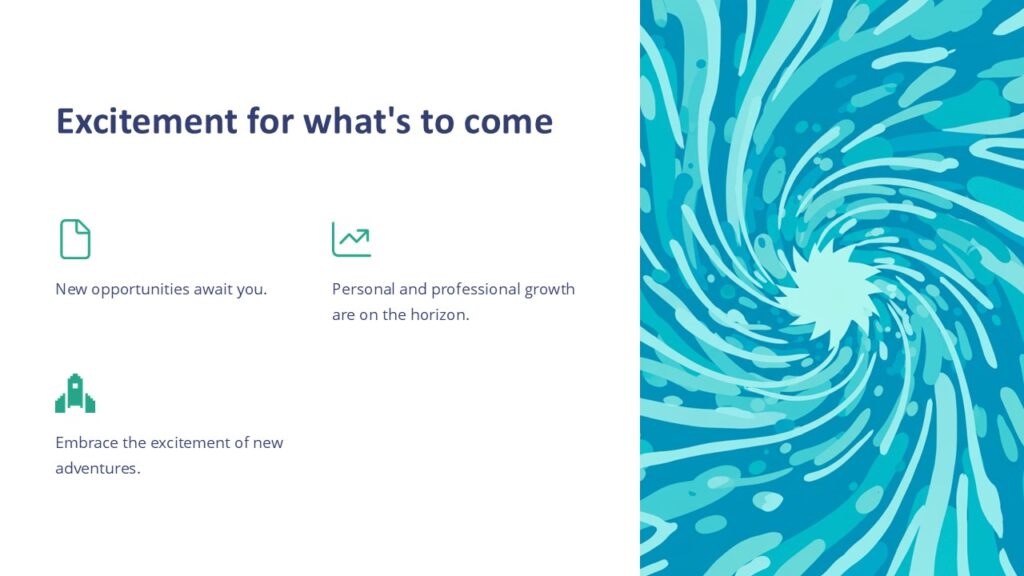 Excitement for what's to come PowerPoint Presentation : 100% Editable PPTx