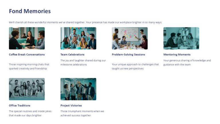 Fond Memories PowerPoint Presentation : 100% Editable PPTx