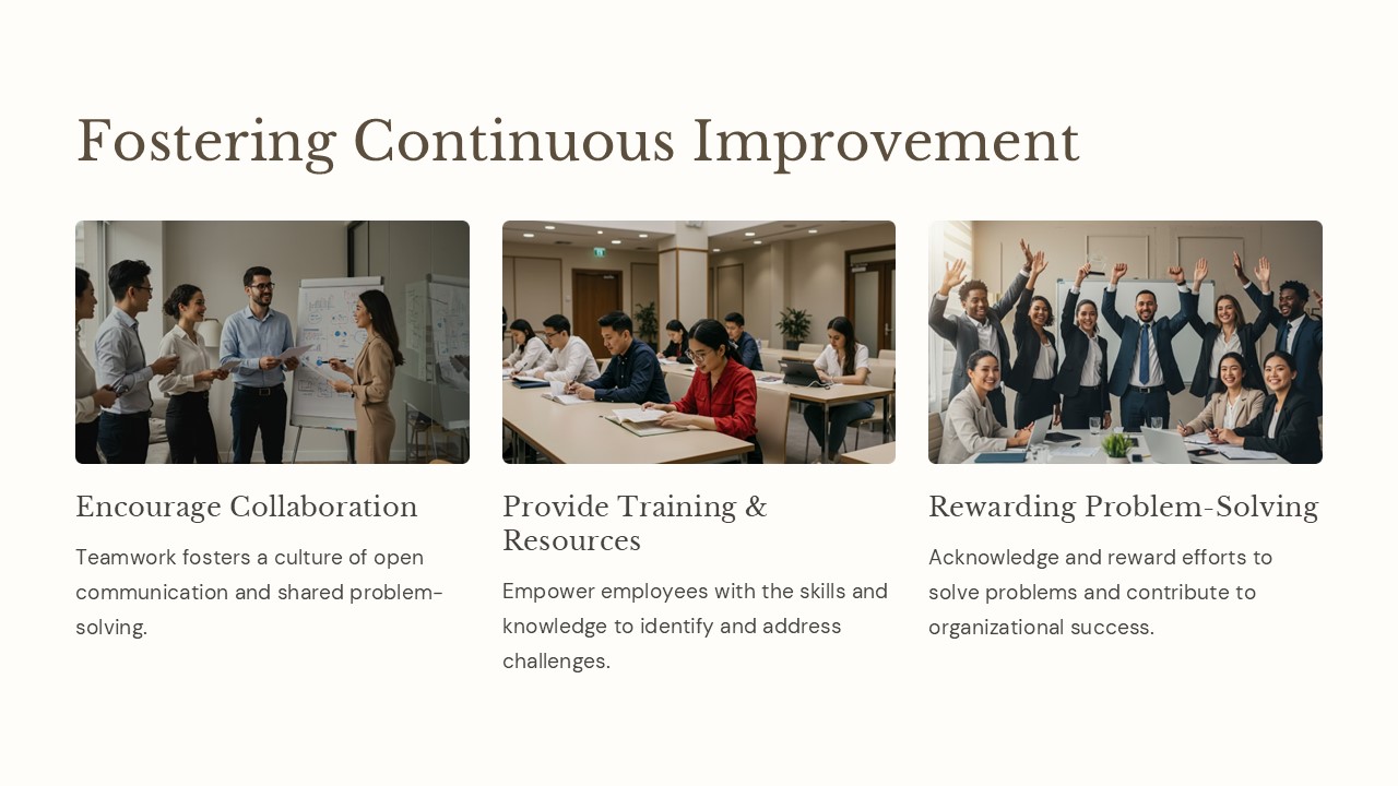 Fostering Continuous Improvement PowerPoint Presentation - PPTUniverse