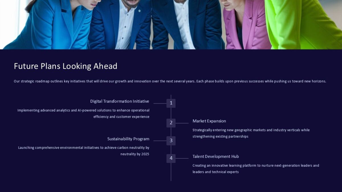 Future Plans Looking Ahead PowerPoint Presentation - PPTUniverse