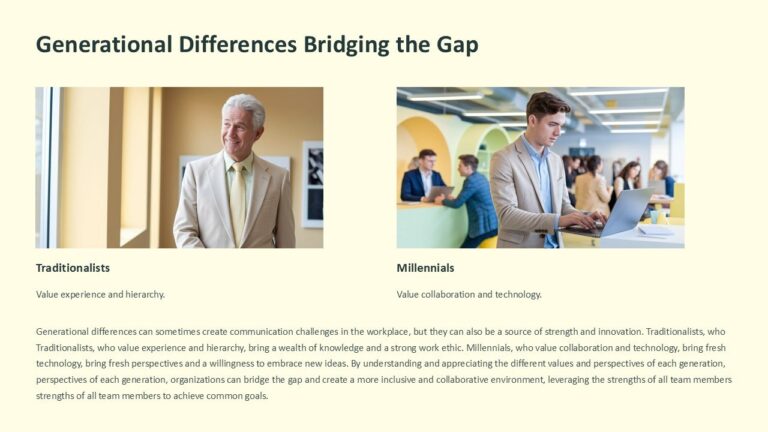 Generational Differences Bridging the Gap PowerPoint Presentation ...