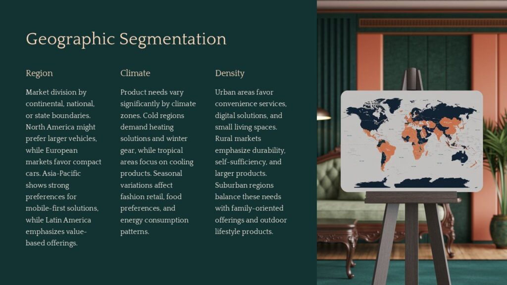 Geographic Segmentation PowerPoint Presentation - PPTUniverse