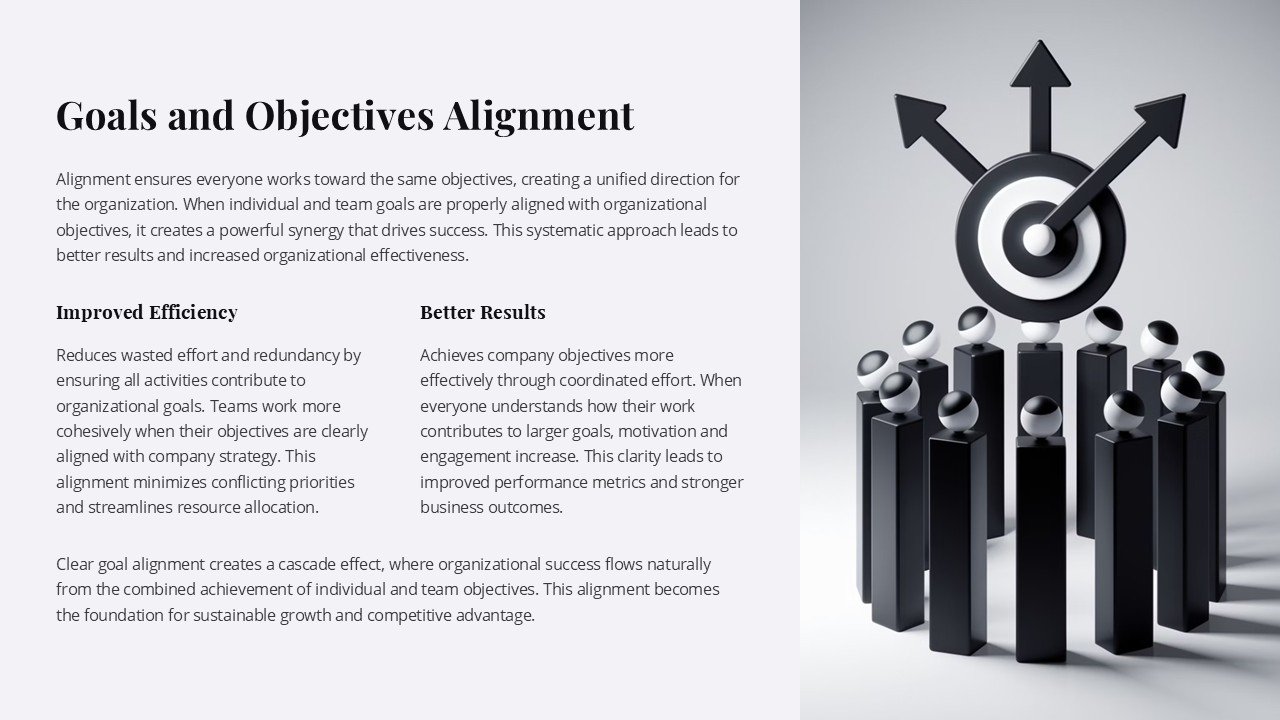 Goals and Objectives Alignment PowerPoint Presentation - PPTUniverse