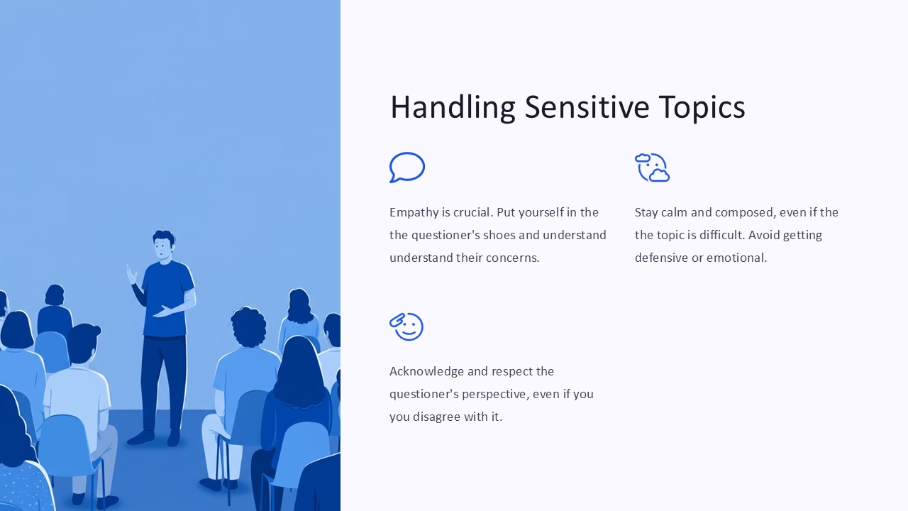 Handling Sensitive Topics PowerPoint Presentation - PPTUniverse