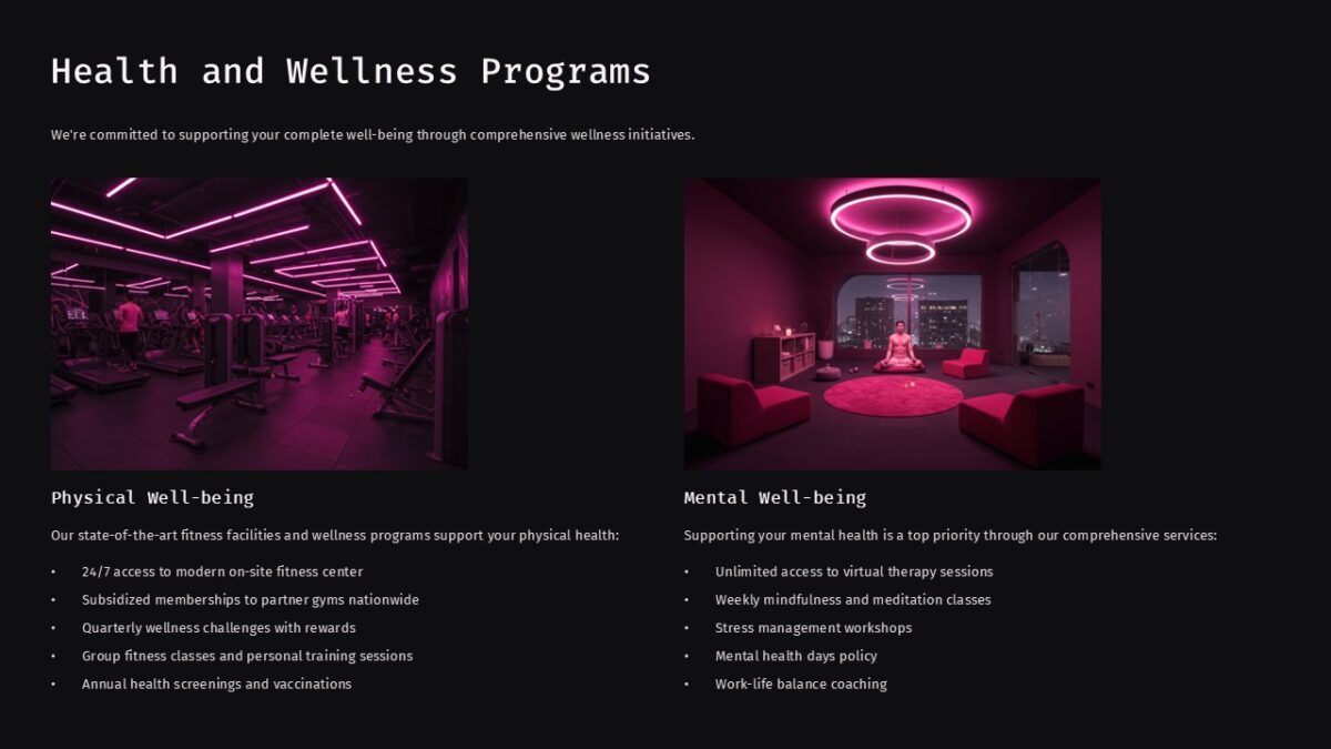 Health and Wellness Programs PowerPoint Presentation - PPTUniverse
