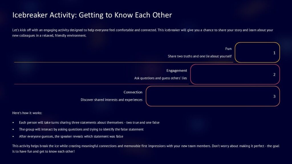 Icebreaker Activity Getting to Know Each Other PowerPoint Presentation ...