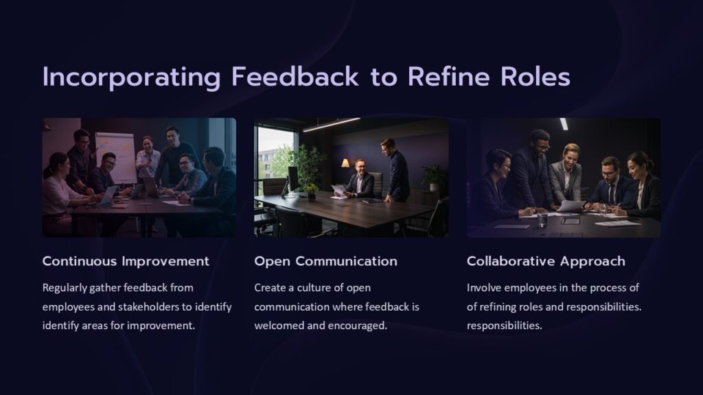 Incorporating Feedback to Refine Roles PowerPoint Presentation - PPTUniverse