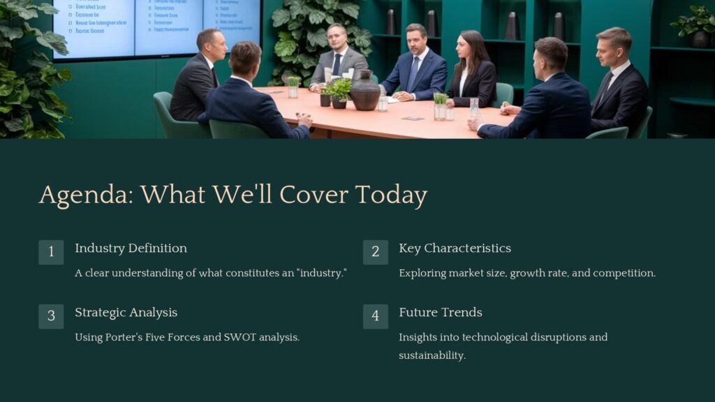 Industry Overview PowerPoint Template : 100% Editable PPTx