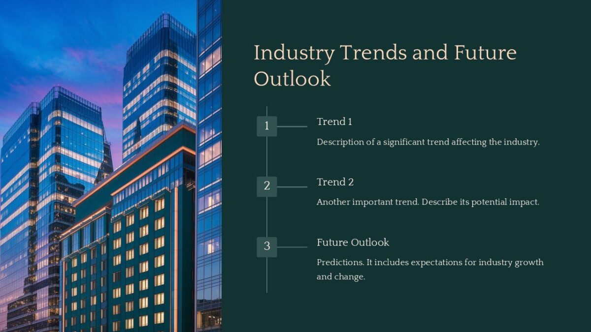 Industry Trends and Future Outlook PowerPoint Presentation : 100% ...