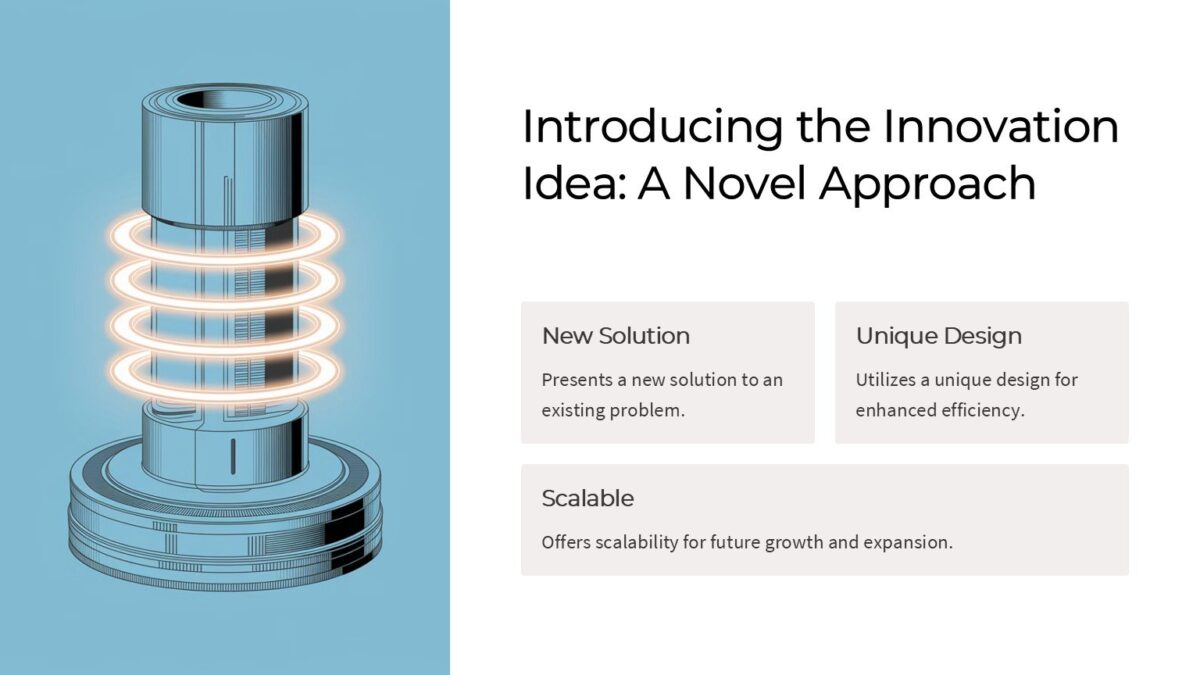Innovation Unveiled From Idea to Impact PowerPoint Template : 100% ...