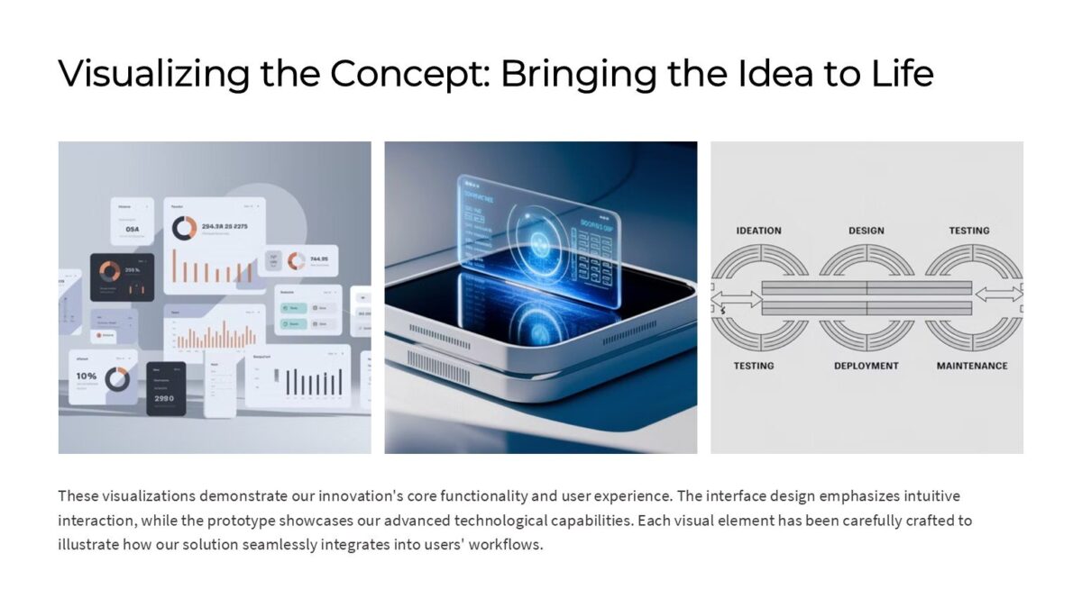 Innovation Unveiled From Idea to Impact PowerPoint Template : 100% ...
