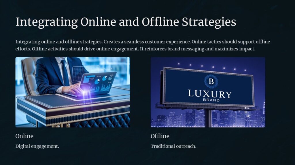 Integrating Online and Offline Strategies PowerPoint Presentation : 100 ...