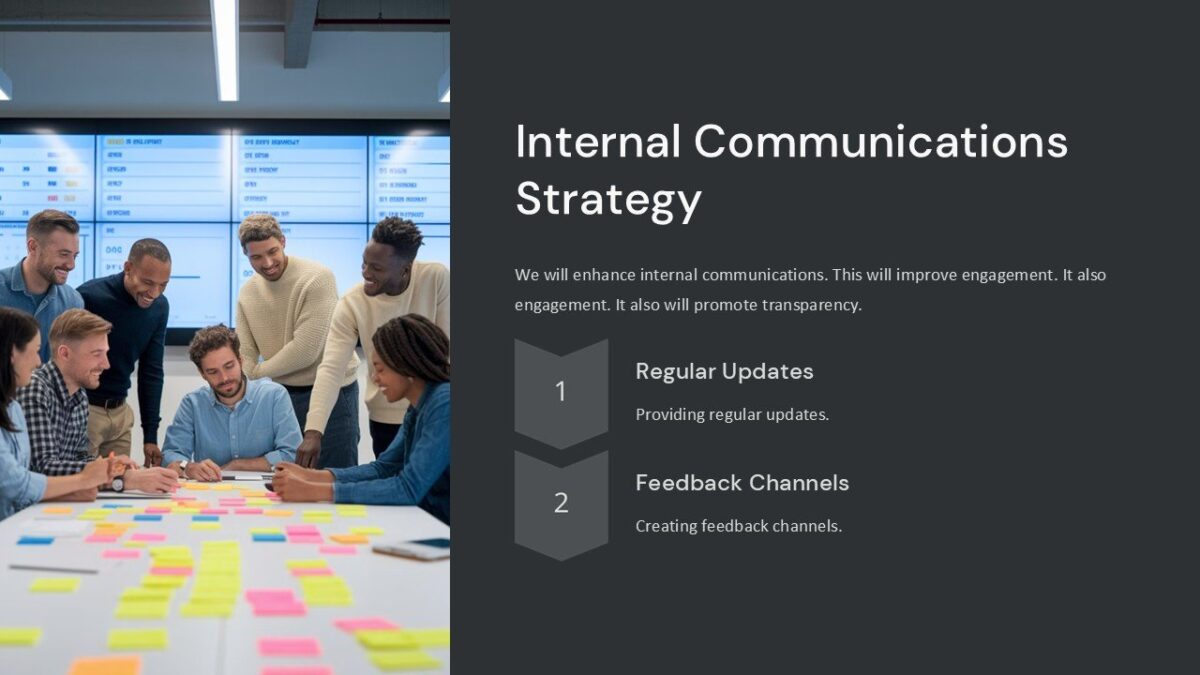 Internal Communications Strategy PowerPoint Presentation : 100% ...