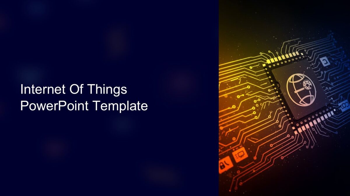 Internet Of Things PowerPoint Template : 100% Editable PPTx