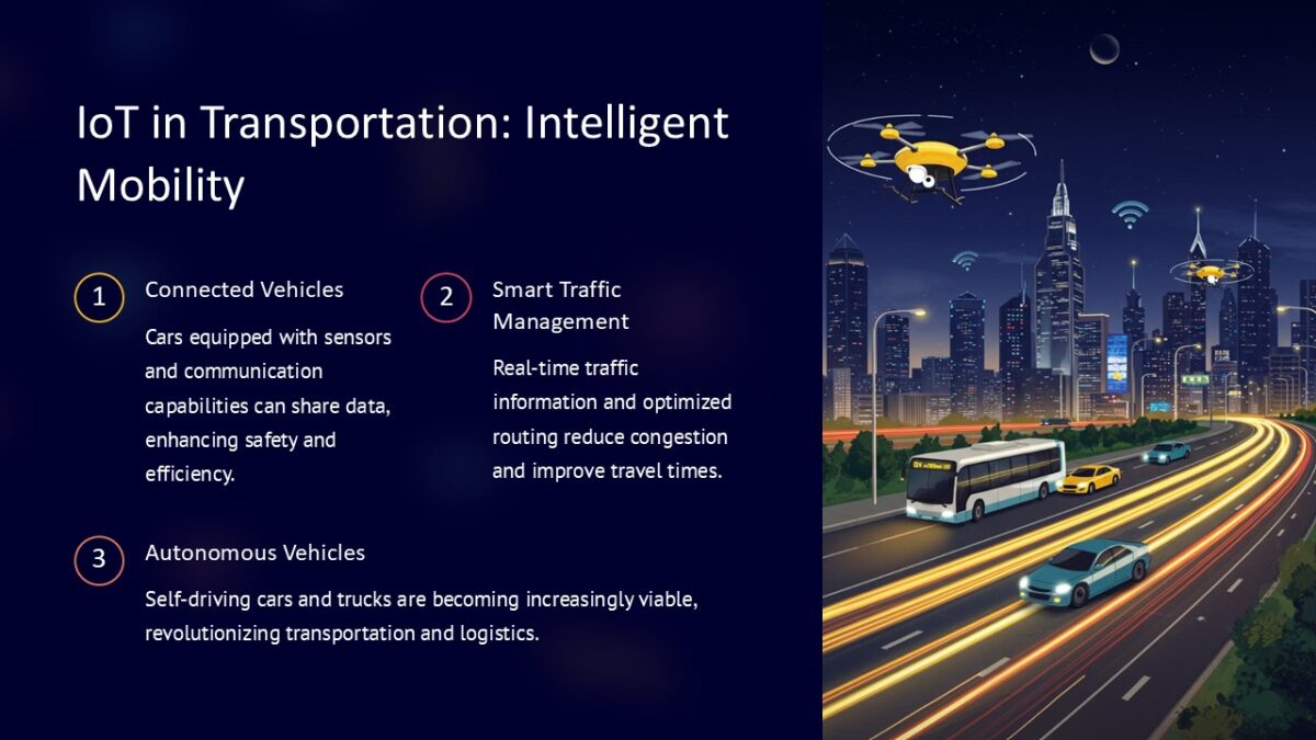 IoT in Transportation Intelligent Mobility PowerPoint Presentation ...