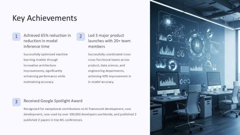 Key Achievements Slide PowerPoint Presentation : 100% Editable PPTx