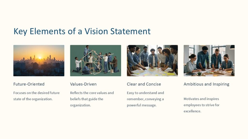 Key Elements of a Vision Statement PowerPoint Presentation - PPTUniverse