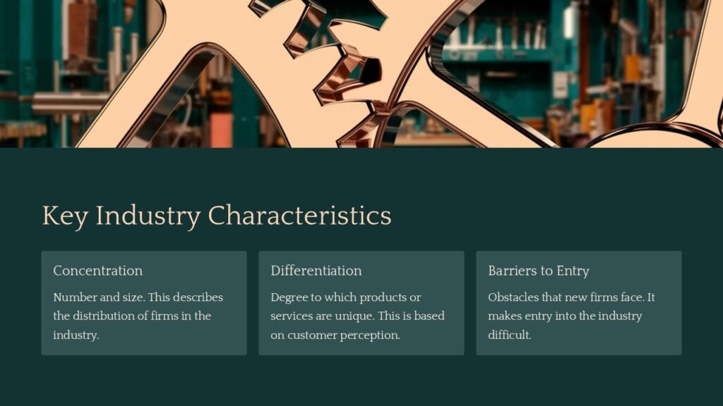 Key Industry Characteristics PowerPoint Presentation : 100% Editable PPTx