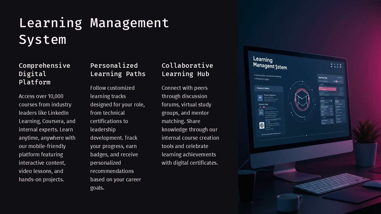Learning Management System PowerPoint Presentation - PPTUniverse