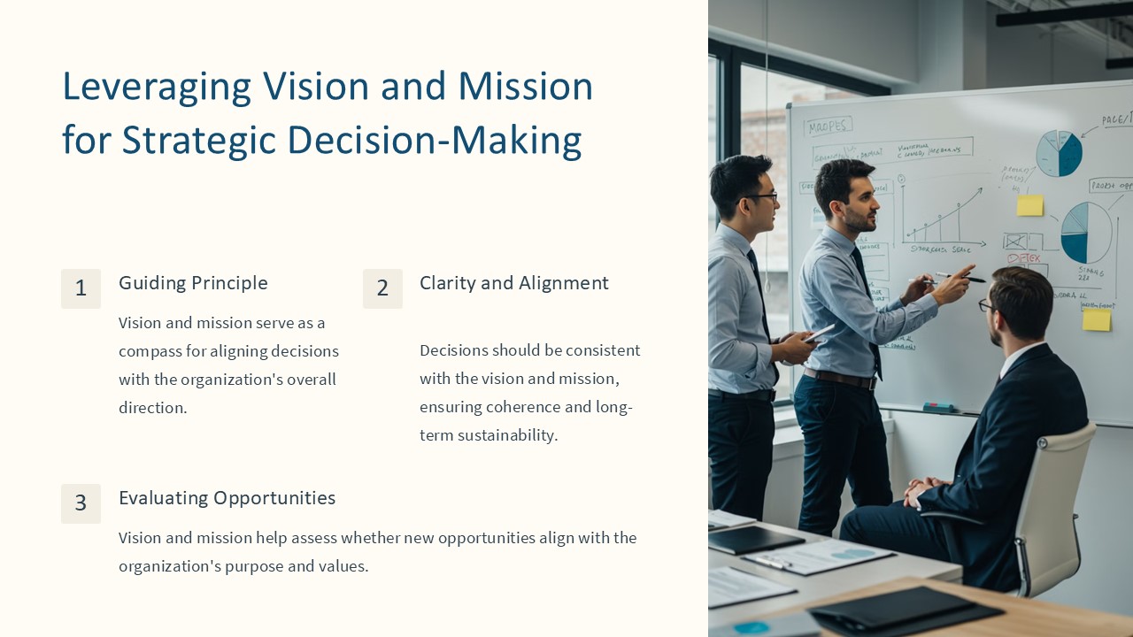 Leveraging Vision and Mission for Strategic Decision Making PowerPoint Presentation - PPTUniverse