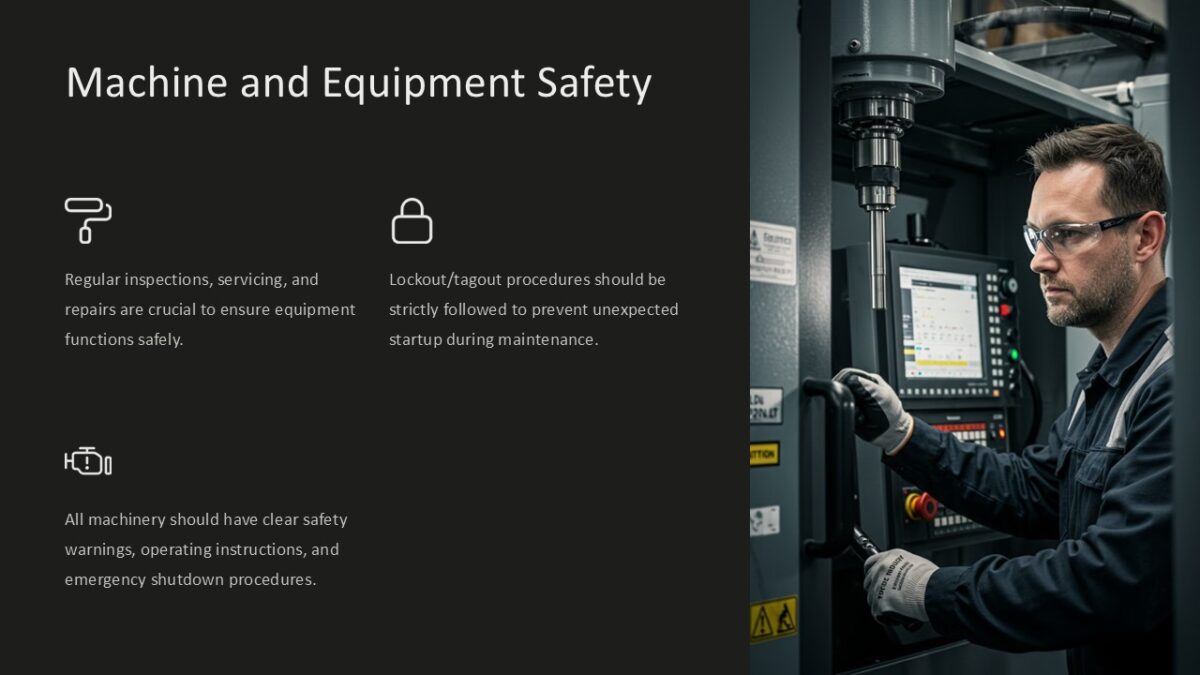 Machine and Equipment Safety PowerPoint Presentation - PPTUniverse