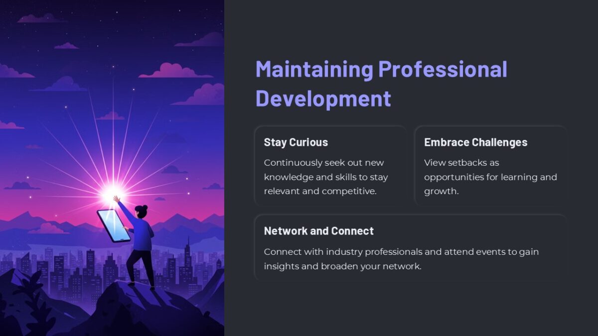 Maintaining Professional Development PowerPoint Presentation - PPTUniverse