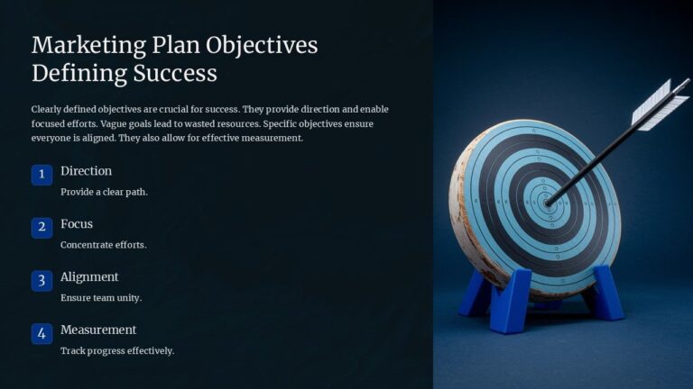 Marketing Plan Objectives Defining Success PowerPoint Presentation ...