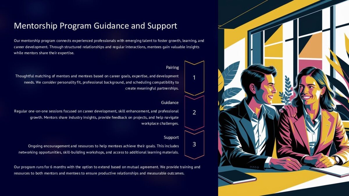 Mentorship Program Guidance and Support PowerPoint Presentation ...