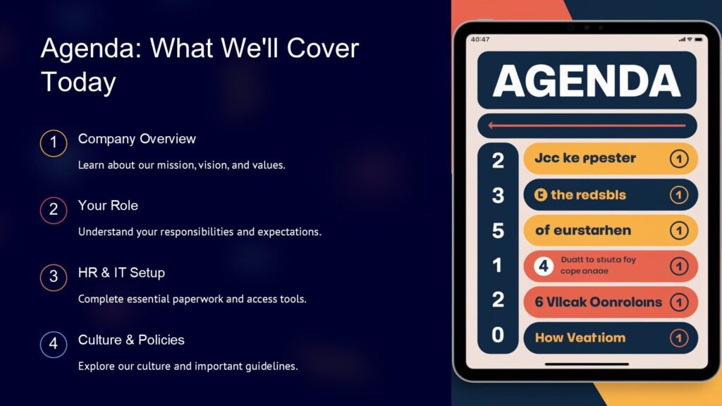 New Employee Welcoming PowerPoint Template : 100% Editable PPTx