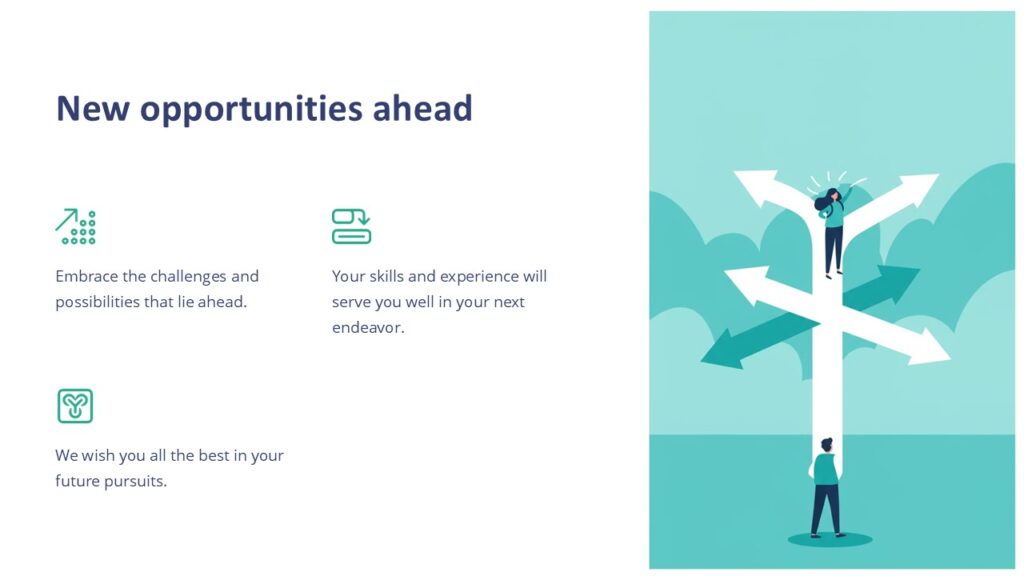 New opportunities ahead PowerPoint Presentation - PPTUniverse